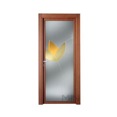 China Aluminum Semi Circular Casement Door 5mm Double Tempered Glass 6063-T5 Thermal Break for sale