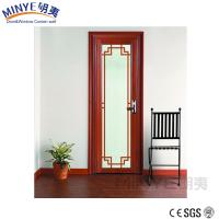 China Aluminum Semi Circular Casement Door 5mm Double Tempered Glass 6063-T5 Thermal Break for sale
