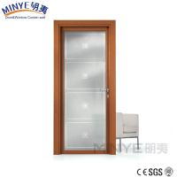 China Aluminum Semi Circular Casement Door 5mm Double Tempered Glass 6063-T5 Thermal Break for sale