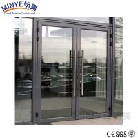 China Thermal Break Aluminum Casement Door Double Glazed 5+12A+5mm Custom Color for sale