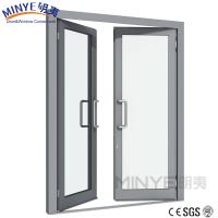 China Thermal Break Aluminum Casement Door Double Glazed 5+12A+5mm Custom Color for sale