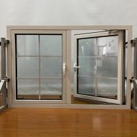 China Modern Design Metal Window Grills 450 PA Water Penetration Top Hardware for sale