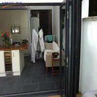 China Modern Iron Doors with German Roto Hardware French Style Folding Doors 6063-T5 Aluminum for sale