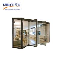 China Modern Iron Doors with German Roto Hardware French Style Folding Doors 6063-T5 Aluminum for sale