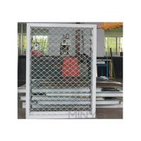 China Aluminum Louver Window with Customizable Burglar Mesh and Horizontal Opening Pattern for sale