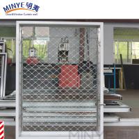 China Aluminum Louver Window with Customizable Burglar Mesh and Horizontal Opening Pattern for sale