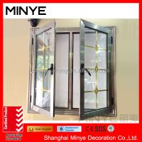 China Horizontal Opening Pattern House Windows for Windproof Function in Durable Material for sale