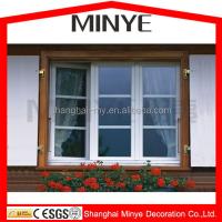 China Horizontal Opening Pattern House Windows for Windproof Function in Durable Material for sale
