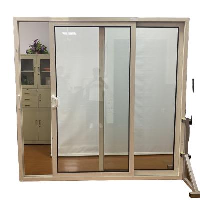 China Aluminum Alloy Sliding Glass Windows 1200mm x 1500mm for Bedroom Interior Large Glass Sliding Windows for sale