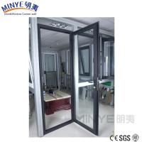 China Aluminum Glass Front Entry Doors Modern Design 6063-T5 Thermal Break Double Glazing for sale