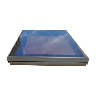 China 5mm 19A 5mm Glass Aluminium Skylight Frame with FiberGlass Screen Netting Material for sale