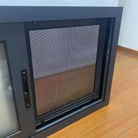 China Tempered Glass Sliding Window 5mm+12A+5mm Double Glazing Brown Bulletproof for Villa for sale