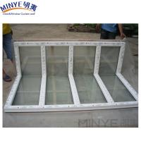 China Wood Color Aluminium Frame Glass Corner Window with Windproof Function and Glass Design for sale