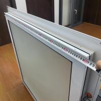 China Wood Color Aluminium Frame Glass Corner Window with Windproof Function and Glass Design for sale