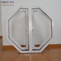 China Aluminum Alloy Octagon Casement French Window 5mm Double Glass for Modern Homes for sale