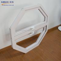 China Customizable Hexagon Aluminum Glass Casement Window 6063-T5 Dow Corning Silicone for sale