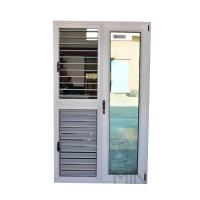 China Thermal Break Aluminum French Doors 6063-T5 5mm Double Glazed Energy Efficient Main Entrance for sale