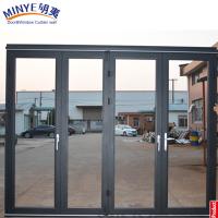 China Sound Insulated Sliding Glass Interior Folding Door 30 dB 4500 Pa for Farmhouses for sale