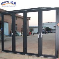 China Sound Insulated Sliding Glass Interior Folding Door 30 dB 4500 Pa for Farmhouses for sale