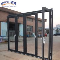 China Sound Insulated Sliding Glass Interior Folding Door 30 dB 4500 Pa for Farmhouses for sale