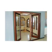 China Exterior Double Tempered Double Glazed Glass Folding Door 5+12A+5mm for Partition Wall for sale