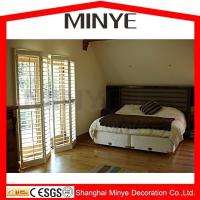 China Aluminum Accordion Folding Louver Door 40mm Interior with Hardware Custom Sizes for sale