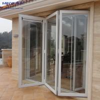 China Aluminum Bi Folding Door Partition Wall 2.5mm Profile Thickness 6063 T5 Thermal Break for sale