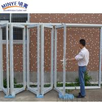China Aluminum Bi Folding Door Partition Wall 2.5mm Profile Thickness 6063 T5 Thermal Break for sale