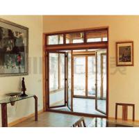China Aluminum YKK Folding Door 2.0mm Frame Double Tempered Glass 5mm+9A+5mm for sale