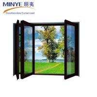 China Aluminum Balcony Glass Door Foldable with Fiberglass Screen Netting 1.2mm-2.0mm Frame for sale