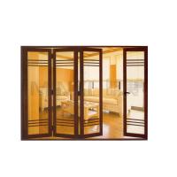 China German Design Sound Insulation Aluminum Main Door with Folding Doors 1.0mm Thickness RAL Color Custom for sale