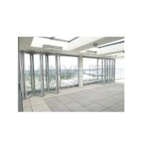 China German Design Sound Insulation Aluminum Main Door with Folding Doors 1.0mm Thickness RAL Color Custom for sale