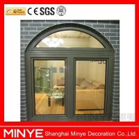 China Aluminum Arched Half Round Double Glazed Windows Sound Insulation 5+12A+5mm for sale