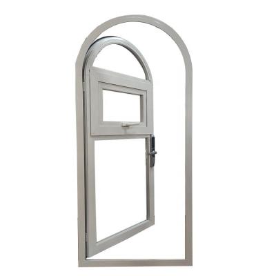 China Australian Standard Arched Aluminum Casement Glass Door 6063-T5 Thermal Break Double Glazing 5mm+12A+5mm for sale