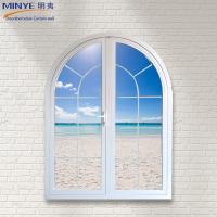 China Aluminum Curved Top Casement Door 6063-T5 Double Glazed 5mm+12A+5mm Modern Design for sale