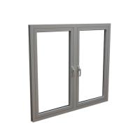 China European 50 Series Aluminum Casement Window Swing Open Style 5mm Double Glazing for sale