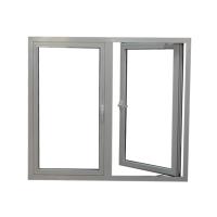 China European 50 Series Aluminum Casement Window Swing Open Style 5mm Double Glazing for sale