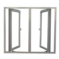 China European 50 Series Aluminum Casement Window Swing Open Style 5mm Double Glazing for sale