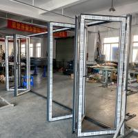 China Thermal Break Aluminum Bi-Fold Patio Doors Double Glazing Soundproof 5mm+12A+5mm for sale