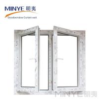 China Aluminum Extrusion Casement Window 1.4mm Profile White Powder Coated Thermal Break Swing Window for sale