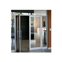 China Solid Aluminum Alloy Tempered Glass Door Modern Casement Opening 5mm+12A+5mm for sale
