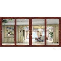 China Waterproof Aluminum Sliding Glass Front Door 5mm+12A+5mm Double Glazing for Shop Exterior Mall for sale