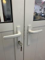 China Aluminum Swing Casement Door 6063-T5 Thermal Break with Double Glazing 5mm+12A+5mm for sale