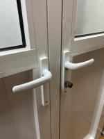 China Aluminum Swing Casement Door 6063-T5 Thermal Break with Double Glazing 5mm+12A+5mm for sale