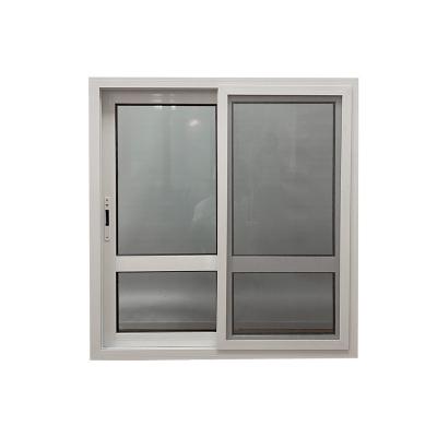 China 1.4mm Profile Double Glazed Tempered Glass Aluminum Alloy Sliding Window 5mm+12A+5mm for sale