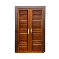 China Hotel Design Solution Anodized or Powder Coated Profile Finish Swing Open Shutter for sale