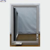 China Black White Modern Casement Window 1.4mm Profile Aluminum Frame Double Glazing for sale
