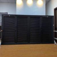China Horizontal Opening Pattern Aluminum Alloy Folding Windows and Shutter for Daylighting for sale