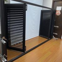 China Horizontal Opening Pattern Aluminum Alloy Folding Windows and Shutter for Daylighting for sale