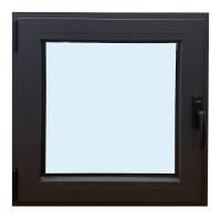 China Aluminum Alloy Swing Casement Window with Double Glazing 5mm+12A+5mm and Fiberglass Netting for sale